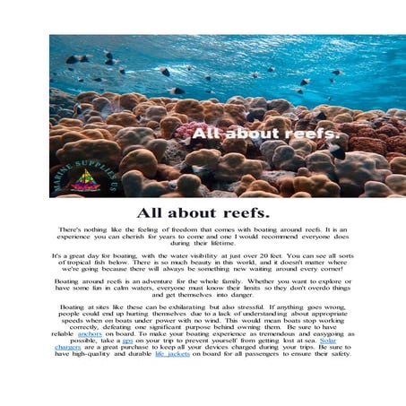 All about reefs | PDF
