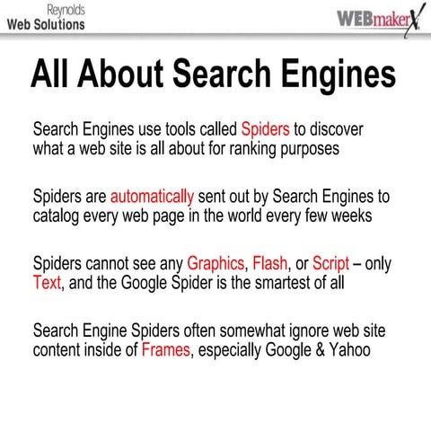 Automotive Search Engine Optimization (SEO) Basics | PPT