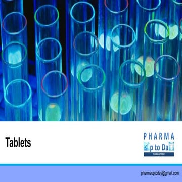 Tablet processing problems and their remedies | PPTX