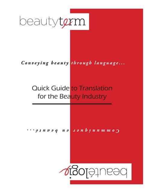 English Glossary of Beauty Acronyms | PDF | Skin and Dermatology ...