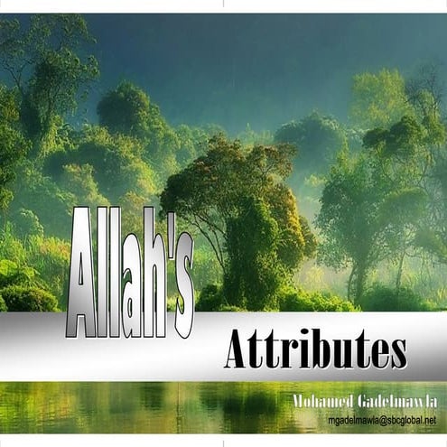 Allah Attributes Collection # 1 | PDF