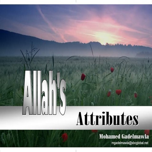 Allah Attributes Collection # 1
