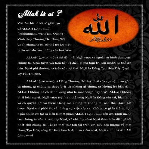 ALLAH Là Ai ? | PDF