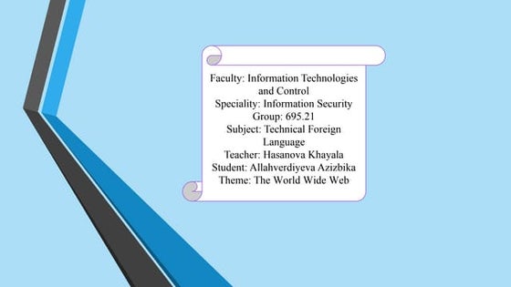 World wide web ppt | PPTX | Web Design and HTML | Internet