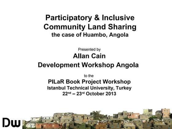 Comprehensive Land Use Plan Presentation | PPT