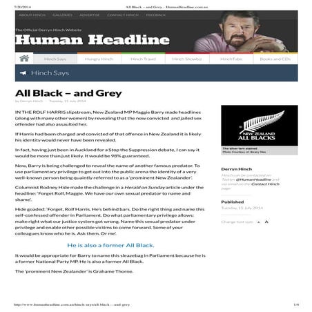 All black – and grey human headline.com