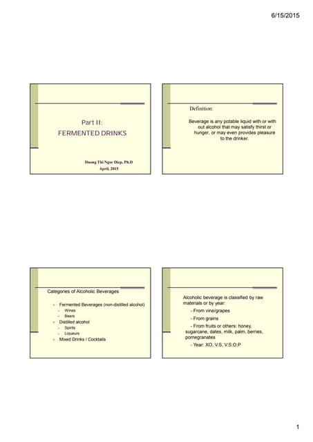 Beverage technology | PPTX