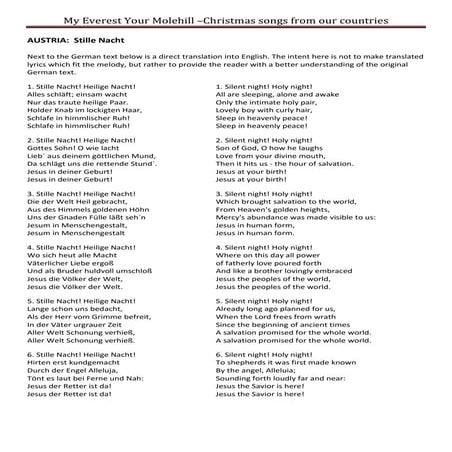 Our Christmas songs | PDF