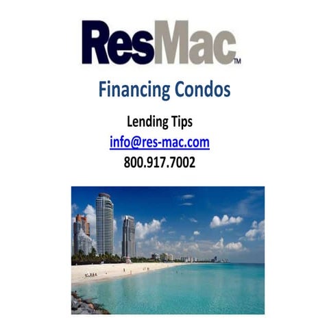 Condo Financing | PPTX