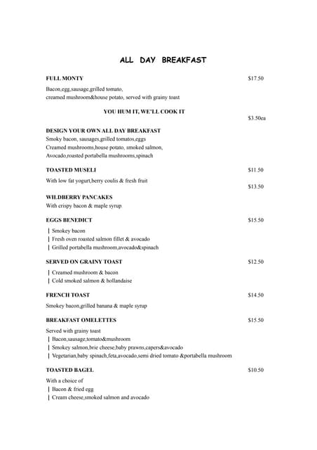 All day breakfast | DOC