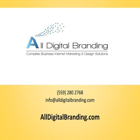 All Digital Branding Brand Establisher PowerPoint | PPTX | Technology & Computing