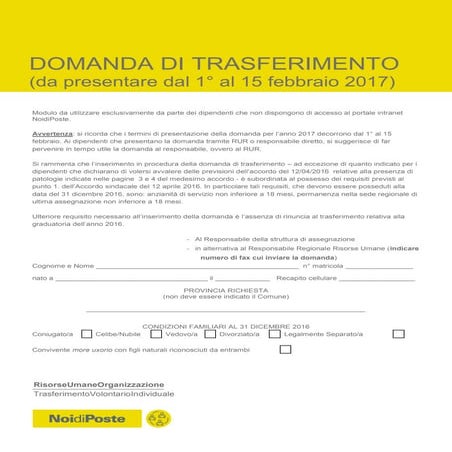 Comunicazione al personale self service_richieste-amministr | PDF