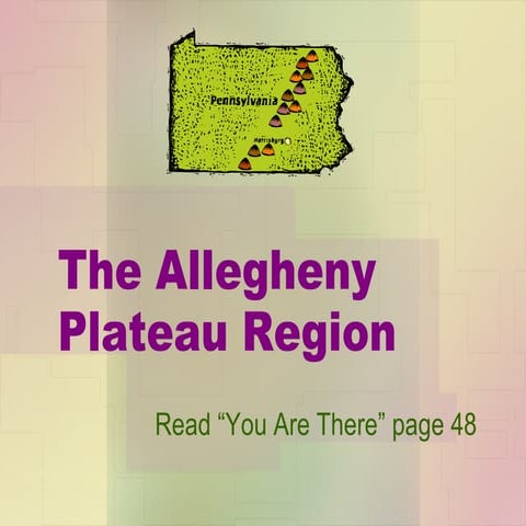 Geographic regions of west virginia | PPTX