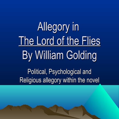 Allegory in Lord of the Flies | PPT