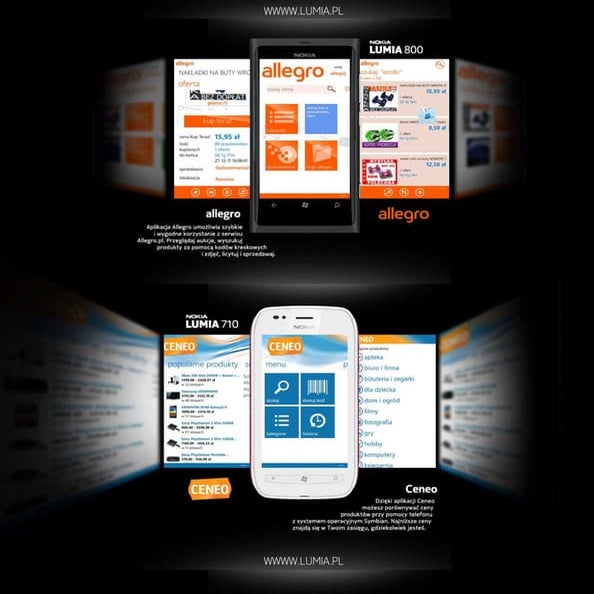 Aplikacje na Nokia Lumia: Allegro i Ceneo | PDF