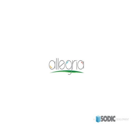 Allegria brochure , Sodic Projects , Egypt , Zayed City | PDF