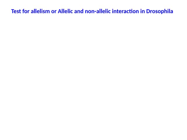 Complementation test | PPTX