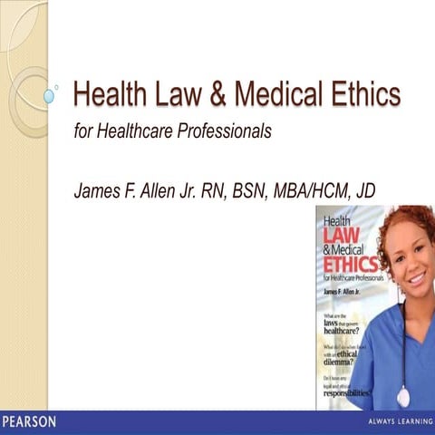 Allen: Engaging Students in Medical Law and Ethics PPT | PPTX