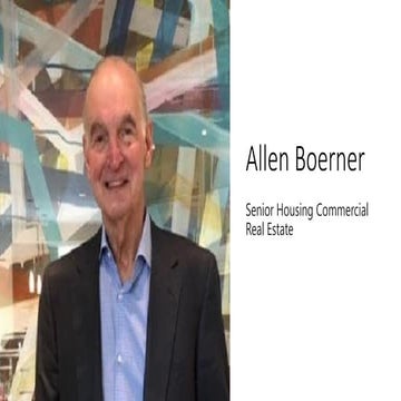 Senior Housing Commercial Real Estate by Allen Boerner | PPTX