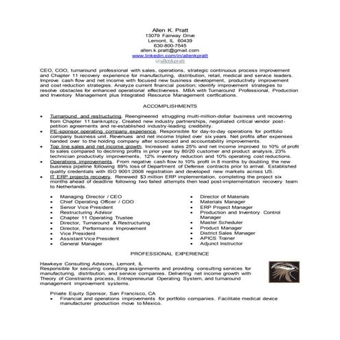 Allen Pratt resume | DOCX