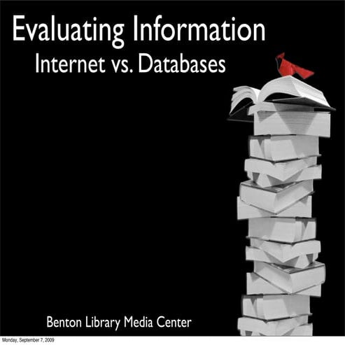 Evaluating Information - T. Allen | PPT