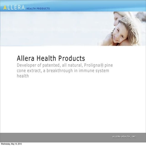 Allera Health Products | PDF