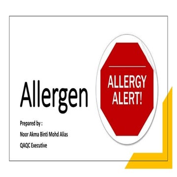 ALLERGEN awareness training for quality .pptx
