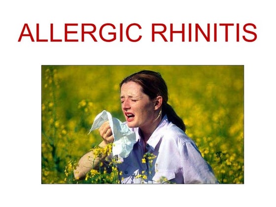 ALLERGIC RHINITIS aetiology management .docx