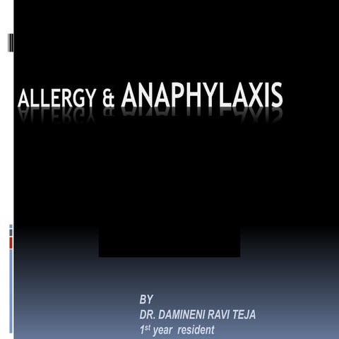 Anaphylaxis | PPT