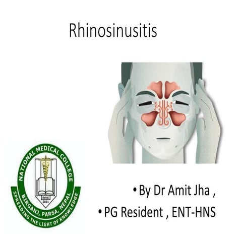 Allergic and non allergic rhinitis | PPTX