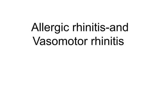 Allergic rhinitis and Posterior Nasal Neurectomy.pptx