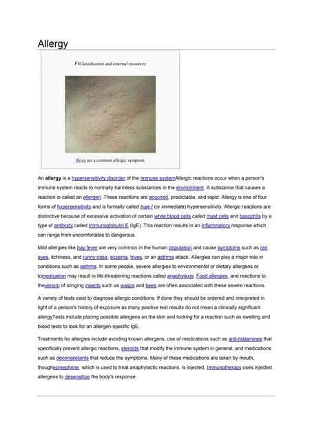 Allergy Pptx