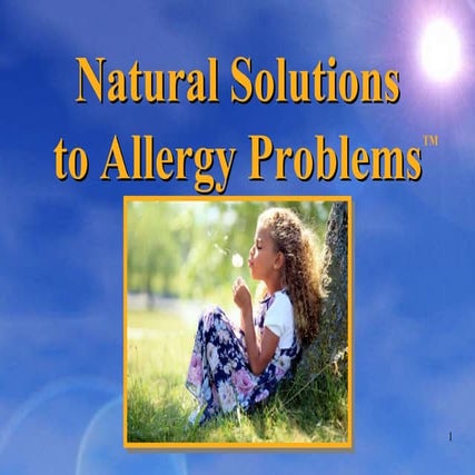 Allergy Problems Slides | PPT | Allergies | Diseases and Conditions