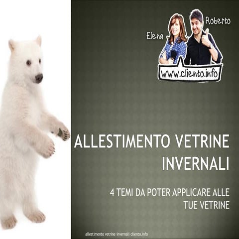 Allestimento vetrine invernali: 4 temi da usare | PDF
