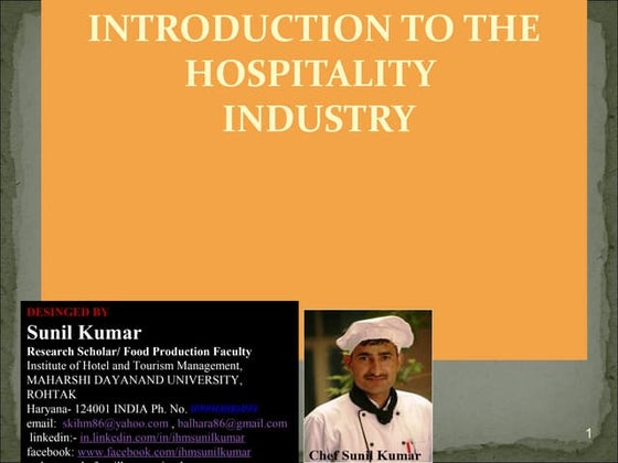 Introduction to Hospitality Industry | PPTX | Hospitality Industry ...