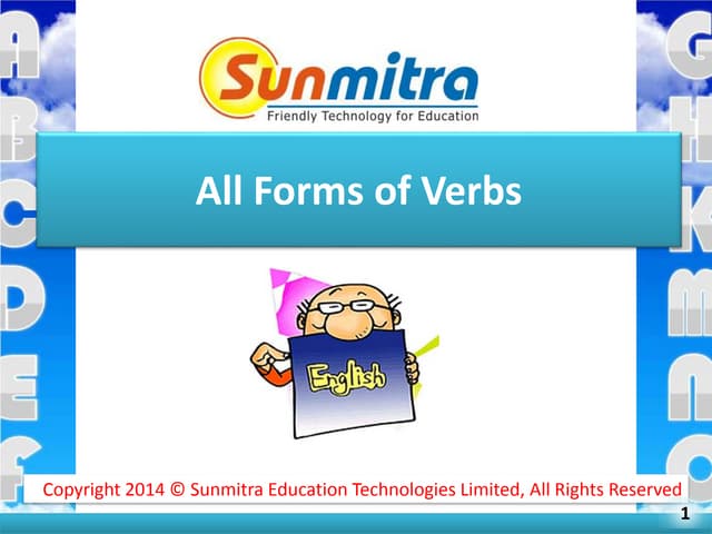 Presentation On Verbs | PPTX