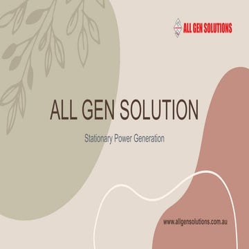 ALL GEN SOLUTION | PPTX