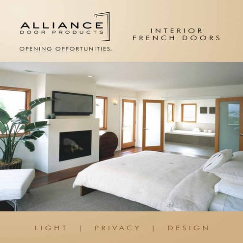 Alliance Door Products - Interior French Door - CANADA | PDF
