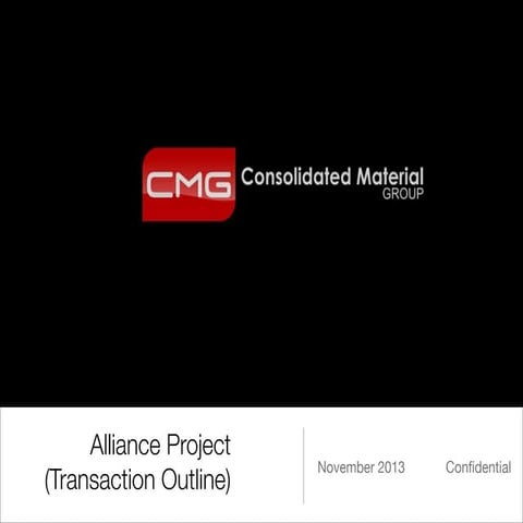 Alliance project outline | PDF