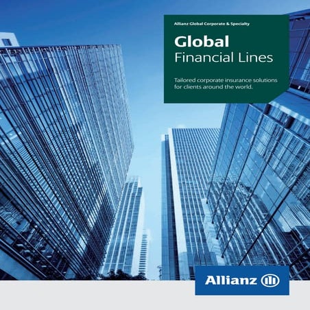 Statewide Insurance - Allianz Financial Lines Brochure | PDF