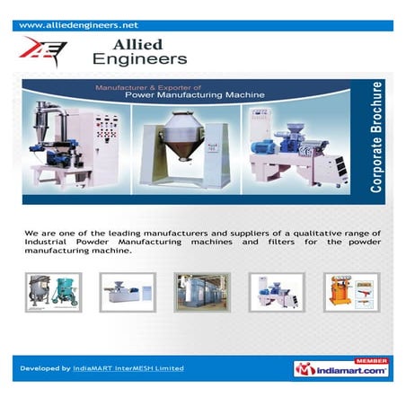Allied Engineers, Faridabad, Powder Machine | PDF