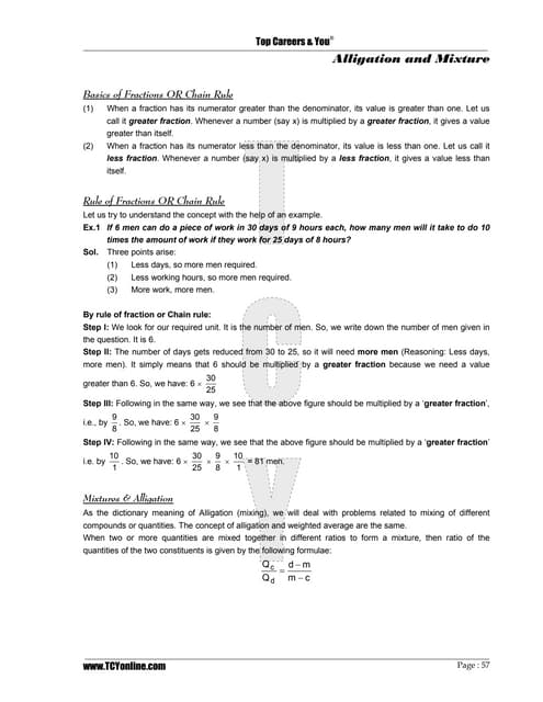 L8 Alligation calculations.pptx. Become and expert in Alligation problems. | PPT