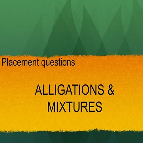Alligations | PPT