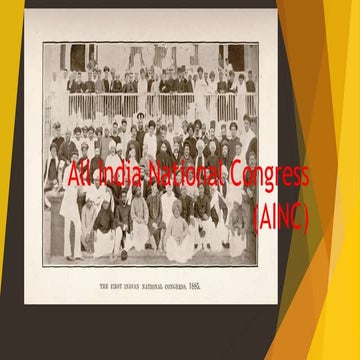 All India National Congress | PPTX