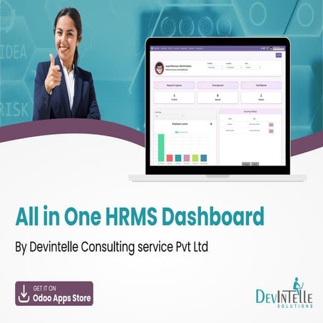 All in One HRMS Dashboard for Odoo Users | PPT