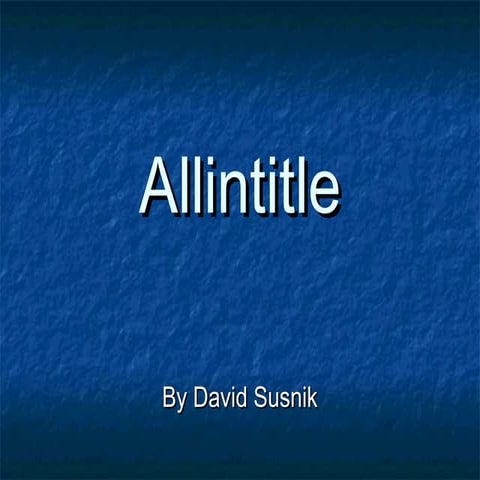 Allintitle | PPT