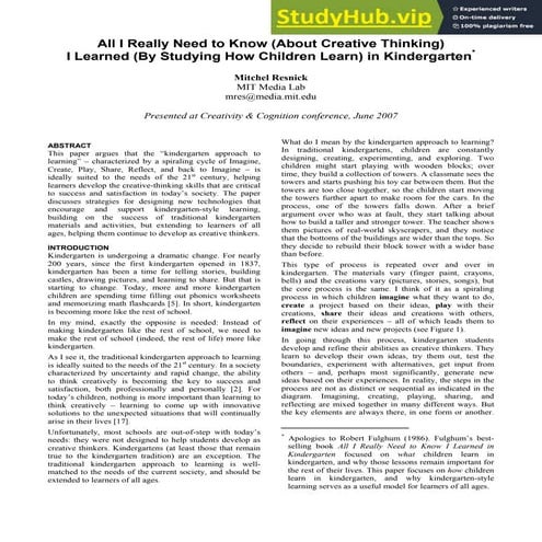 Play based learning | PPT