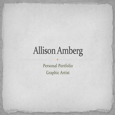 Allison Amberg | PPT