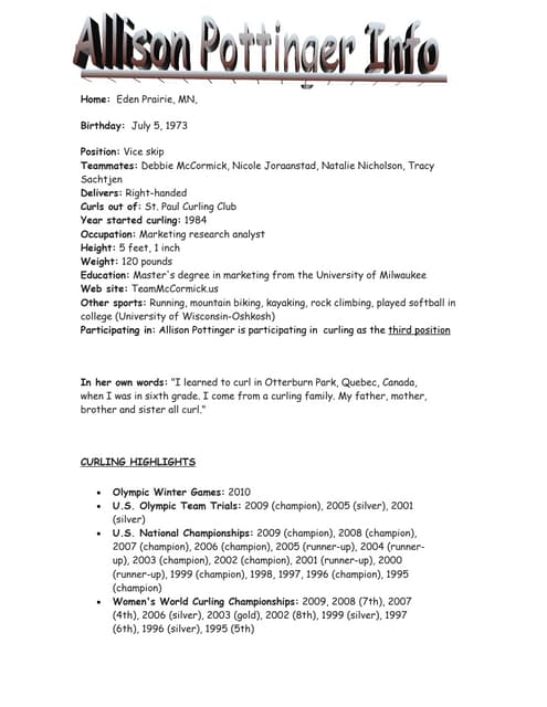 Allison pottenger picz | DOC