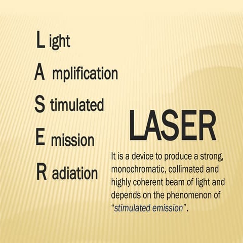 working and construction of ruby ,HE NE and CO2 LASERs | PPTX